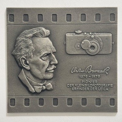Vintage Leica Camera 100th Anniversary Oskar Barnack Metal Wall Plaque ...