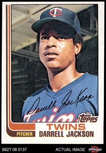 1982 Topps #193 Darrell Jackson Twins 6 - EX/MT | eBay