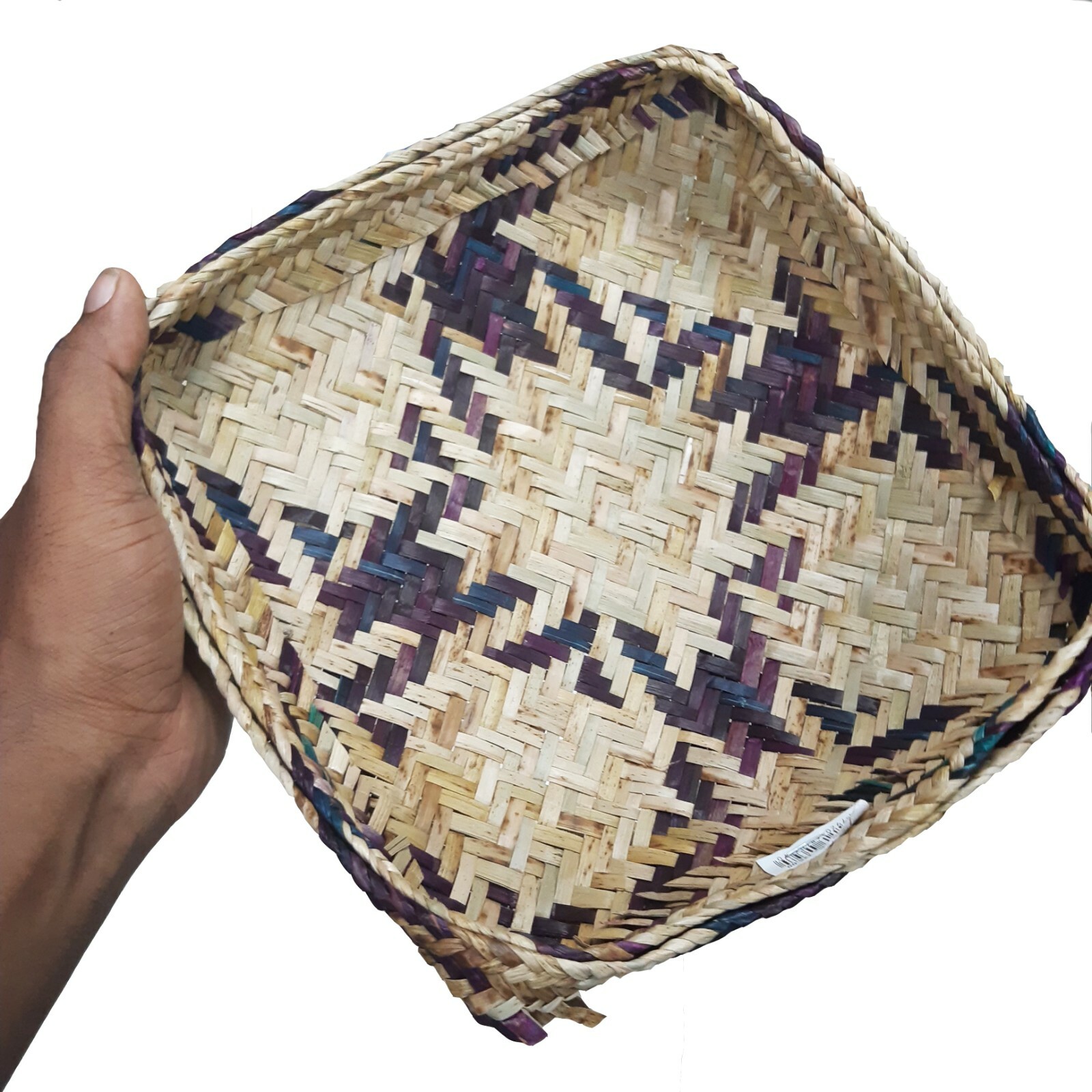 Natural Reed Leaves Tray Athulpatha Handmade Pan Watti Woven Eco ...