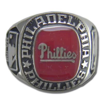 Philadelphia Phillies Classic Silvertone MLB Ring | eBay