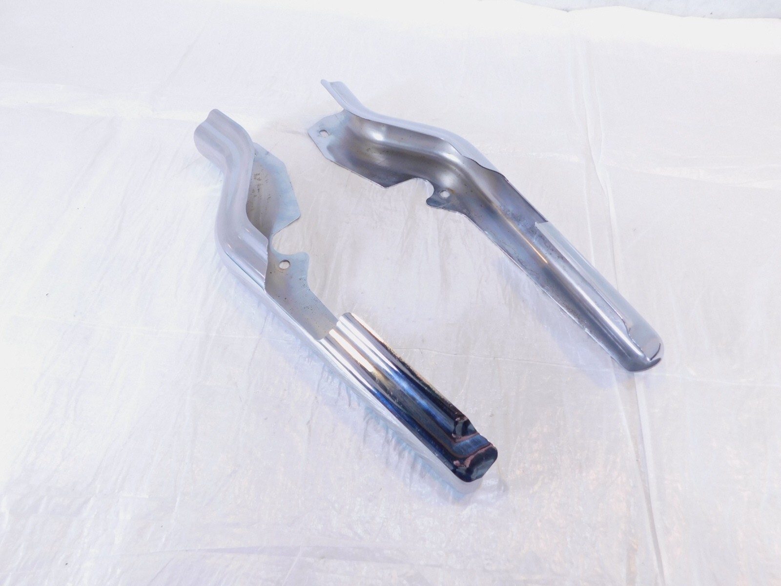 Harley Davidson Road King & Electra Glide Left Right Fender Chrome ...