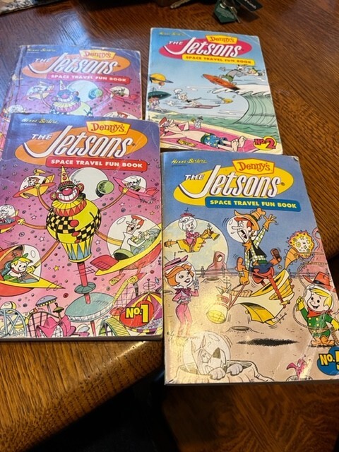 The Jetsons Denny's Space Travel Fun Book No 1 (2) 2 5 Hanna Barbera ...