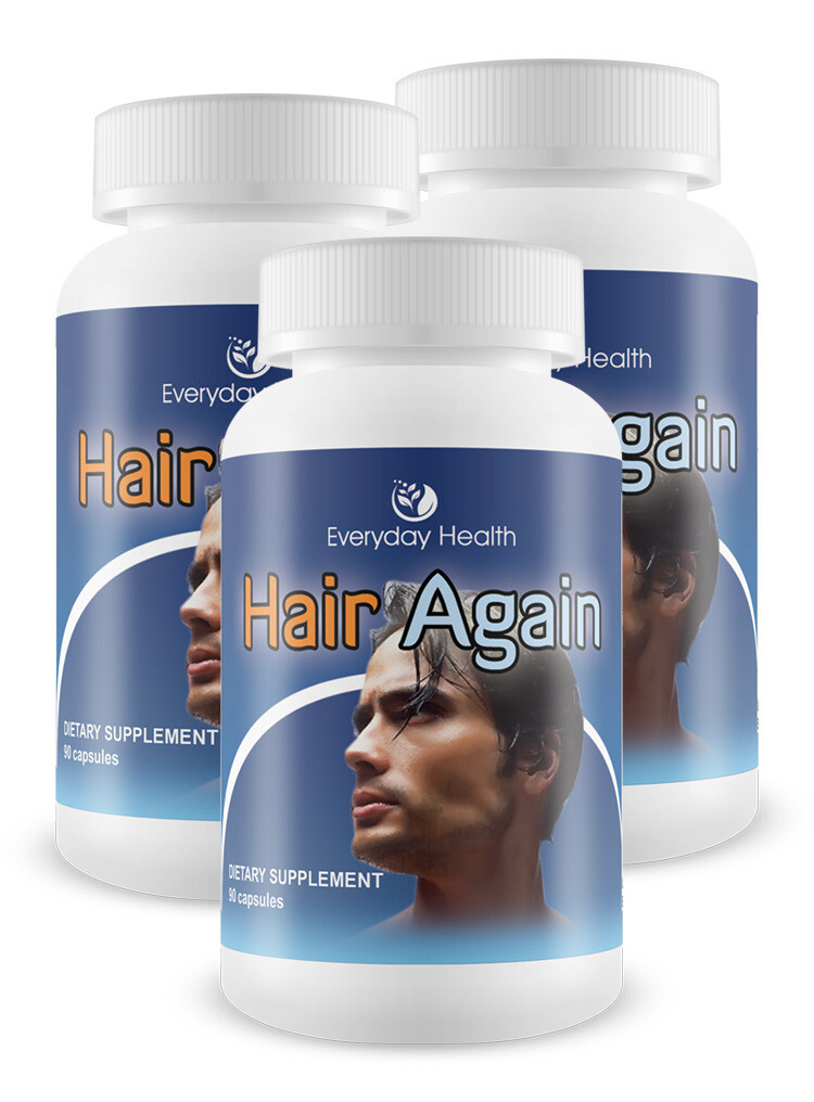 Hair Again - Anti Hair loss Pills - Made in New Zealand - 3 Bottles | eBay