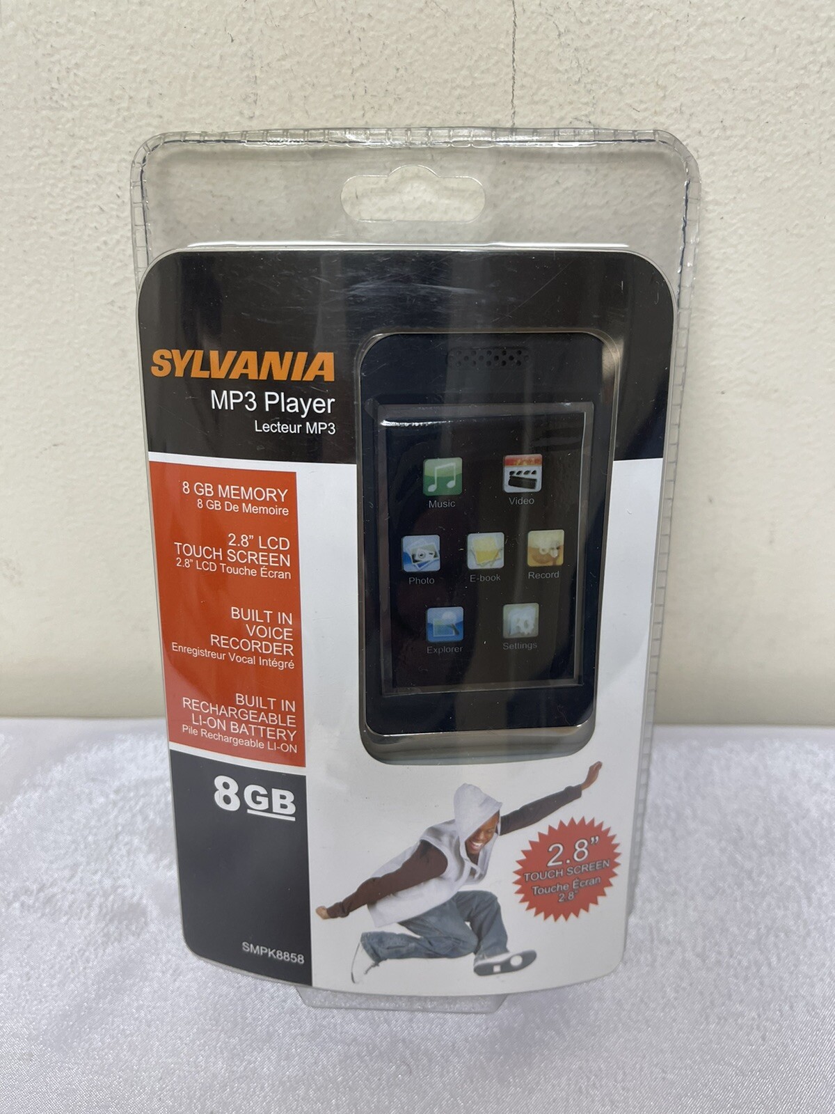 Sylvania SMPK8858 Video MP3 Player 8 GB 2.8” Touch Screen NEW SEALED | eBay