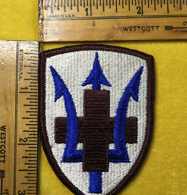 NANEE-B) US ARMY. 213TH MEDICAL BRIGADE PATCH, FULL EMBROIDERED PATCH ...