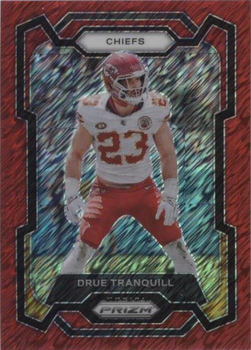 2023 Panini Prizm - Drue Tranquill #156 Red Shimmer Prizm /35 for sale ...