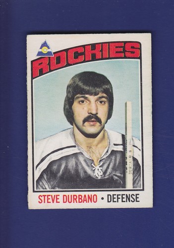 Steve Durbano 1976-77 O-PEE-CHEE OPC NHL Hockey #19 (EX) Colorado ...