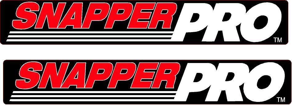 Snapper Pro Decal Set OEM graphics sticker emblem logo set Lawnmower ...