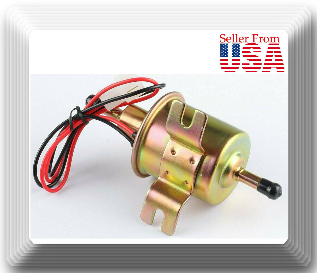 2 Pcs 12V Low Pressure Electric Fuel Pump Diesel Gas Fuel Oil for ...