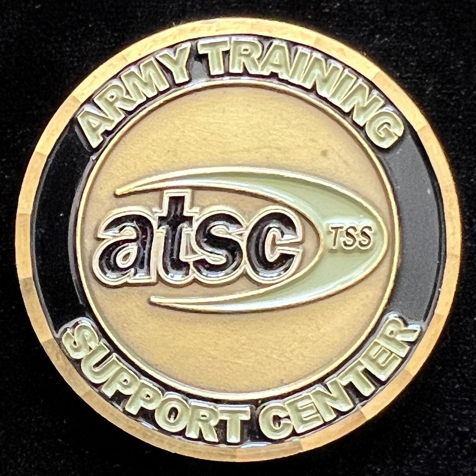 Army Training Support Center ATSC Fort Leavenworth Challenge Coin | eBay