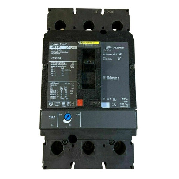 Schneider Electric JDL36250 250A 600V Circuit Breaker for sale online ...