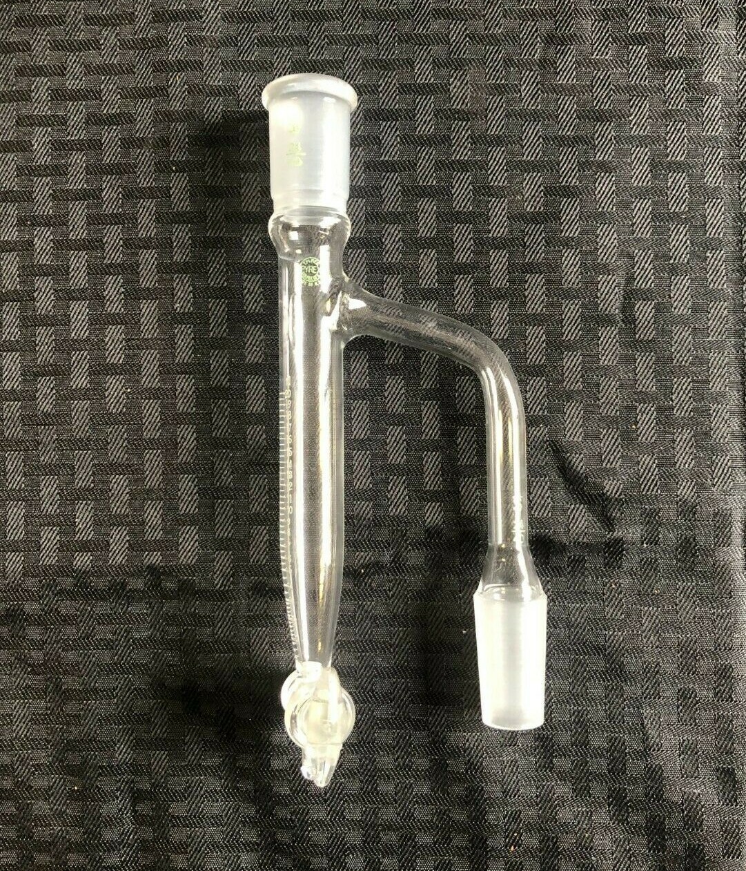PYREX+Barrett+Trap+Distilling+Receiver+20ml+24%2F40+2mm+Glass+Stopcock+ ...