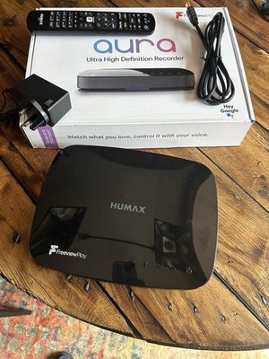 Humax Aura 1TB 4K Freeview Play TV Recorder - Black 8809095669695 | eBay UK