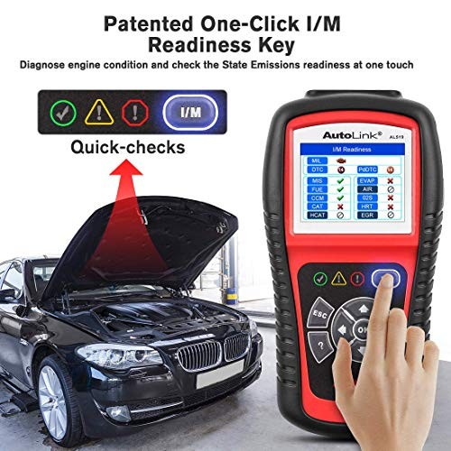 AutoLink AL519 OBD2 Scanner Enhanced Mode 6 Car Diagnostic Tool Check ...