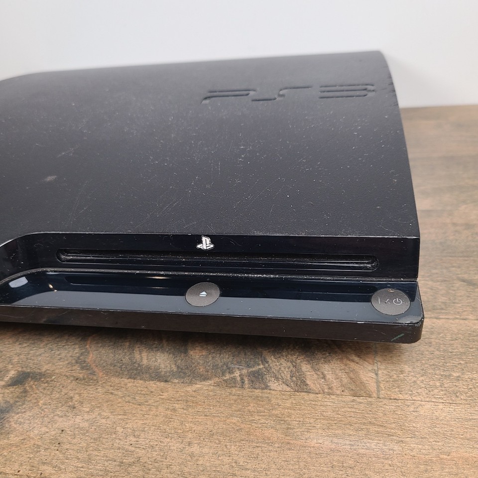 Sony Playstation 3 PS3 Slim 320GB Black Console System CECH-2501B READ ...