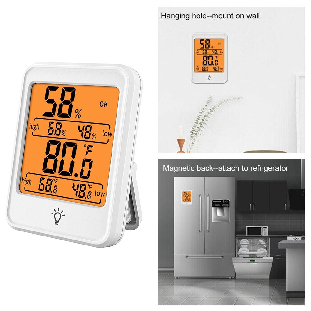 Record keeping Hygrometer Thermometer for Temperature & Humidity ...