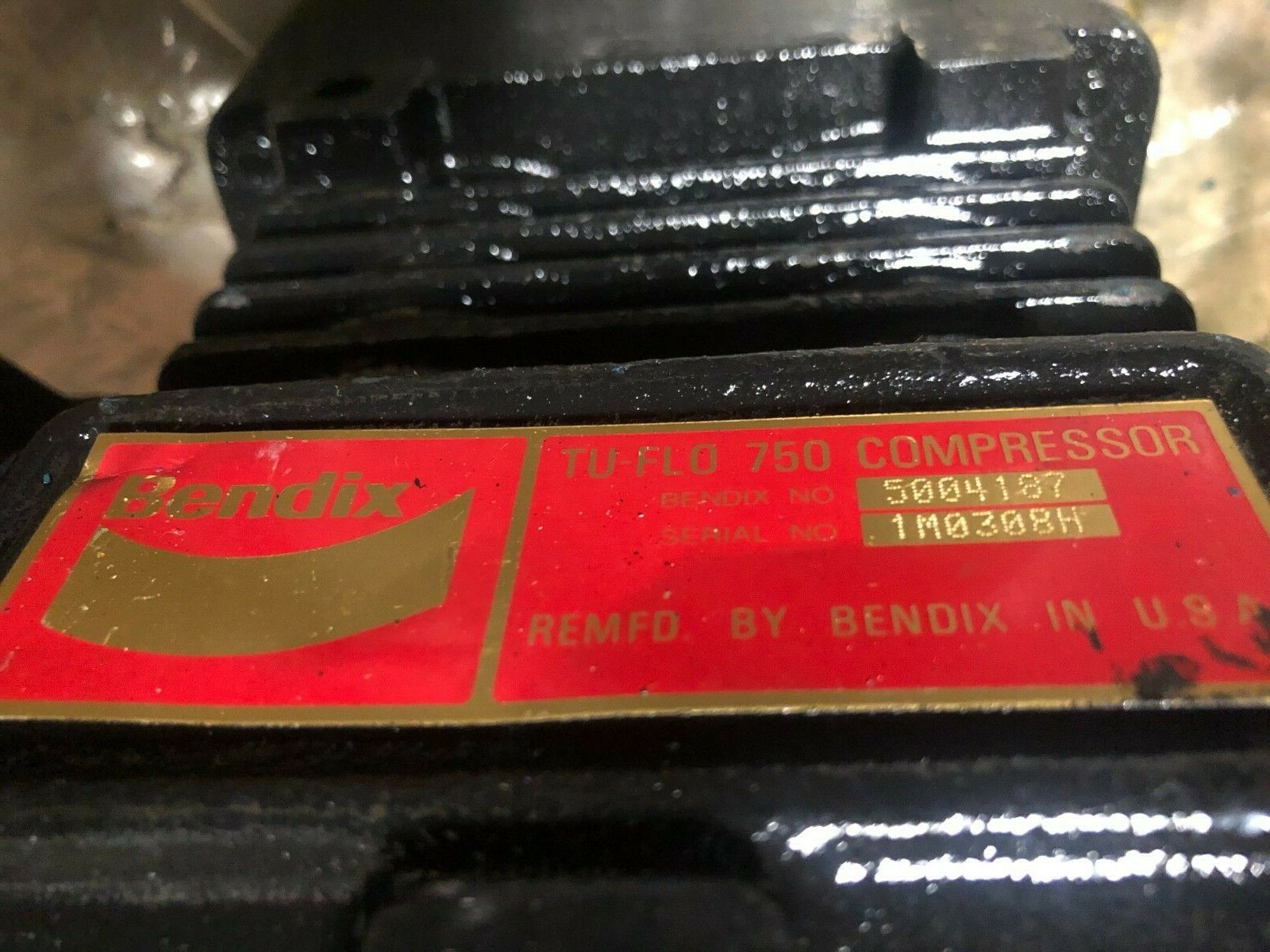 GENUINE Remanufactured Bendix® Air Brake Compressor Tu-FLO 750 Part ...