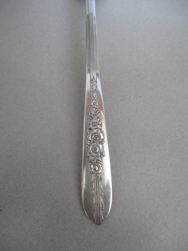 4 ROYAL ROSE 6 1/8" Teaspoons by Oneida Nobility Plate Flatware Set of ...
