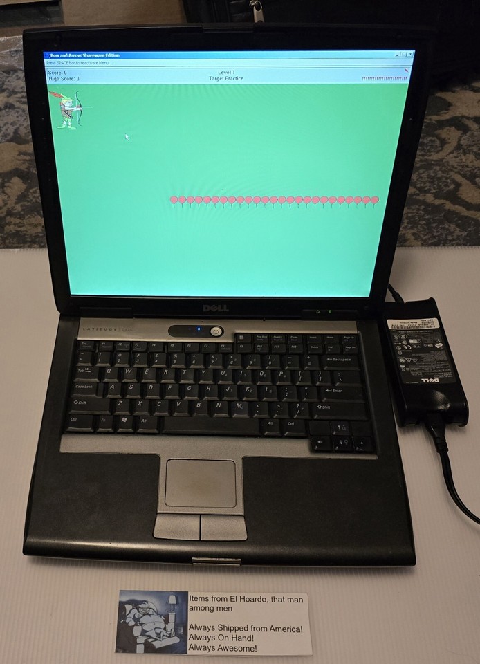 Dell Latitude D520 14" Windows XP Laptop Wifi 1.6GHz 1.5GB Ram 60GB HDD ...
