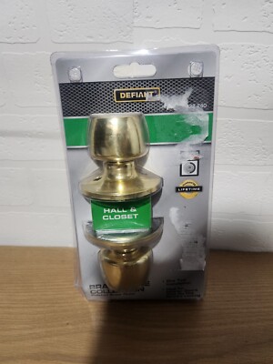 Defiant Brandywine Collection ~ Polished Brass Unlocking Interior Door ...