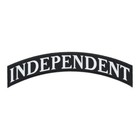 Independent Black & White Rocker Patch, Biker Patches | eBay