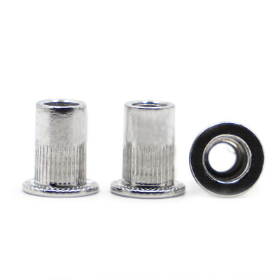 M3-M10 Aluminum Alloy Flat Head Blind Rivet Nut Insert Rivnut Nutsert ...