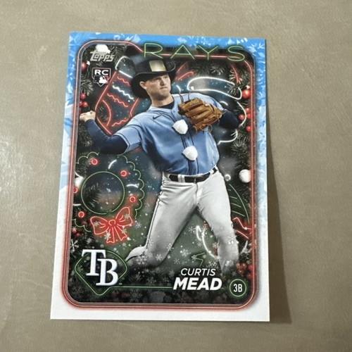 2024 Topps Holiday Curtis Mead #H53 Image Variation Top Hat SP RC TB ...