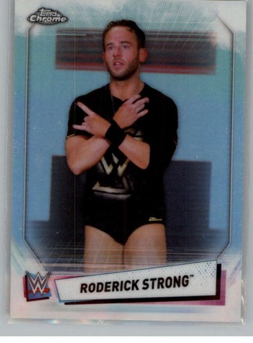 RODERICK STRONG 2021 Topps Chrome Refractor #93 WWE ID:30878 | eBay