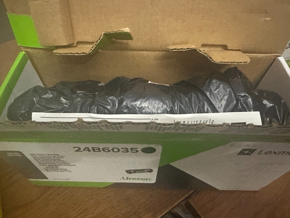NEW!!! GENUINE Lexmark 24B6035 Black Toner Cartridge M1145 XM1145 FREE ...