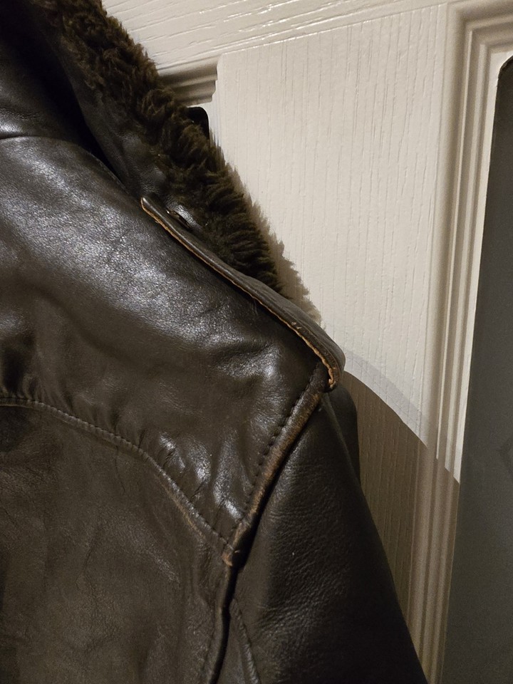 Schott NYC Leather Flight Jacket Macready The Thing | eBay UK