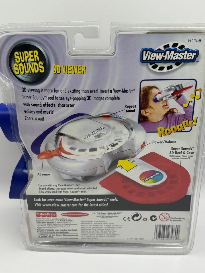 View-Master Super Sounds Viewer 2004 Sealed ビューマスター | eBay