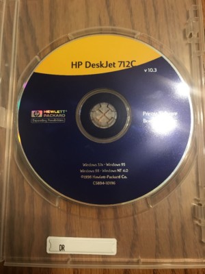 HP Deskjet Printer 712C Series Printer Software Drivers Ships N 24h | eBay