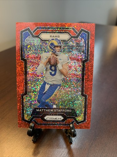 2023 Panini Prizm - Red Sparkle Prizm #169 Matthew Stafford | eBay