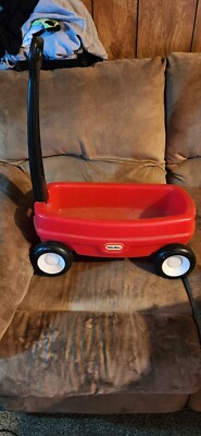Little Tikes Tykes Lil Small Wagon Red Retired 20" Long Kids Pull Play ...