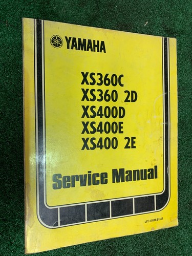 1978 Yamaha XS360 XS400 Factory Shop Service Manual XS 360 400 C D E - Genuine | eBay