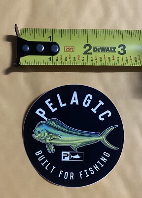 Pelagic Fishing “Dorado” Offshore Gear Sticker/Decal Approx 3 ...