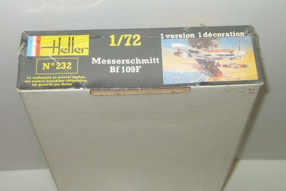 1/72 Heller 232 WWII German Fighter Messerschmitt Bf 109F model kit | eBay
