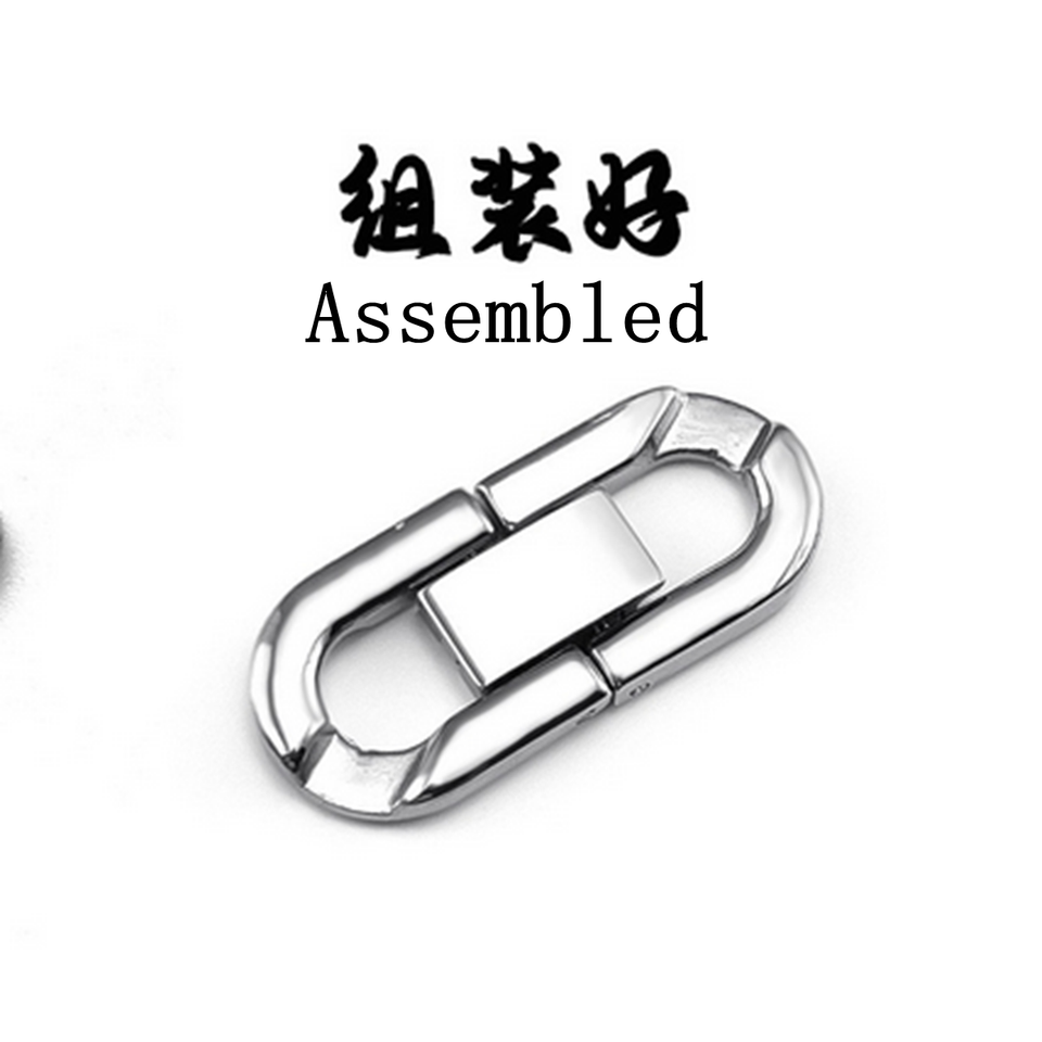 U-shaped buckle S.steel polished resistant chain buckle connector 5set ...