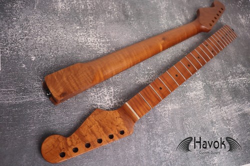 S type Spoke Wheel Roasted Flame Maple Neck, Stainless Steel Frets | eBay