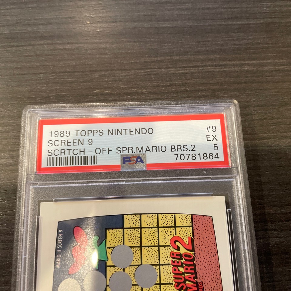1989 Topps Nintendo Scratch Off Super Mario Bros 2 Screen 9 PSA 5 EX | eBay