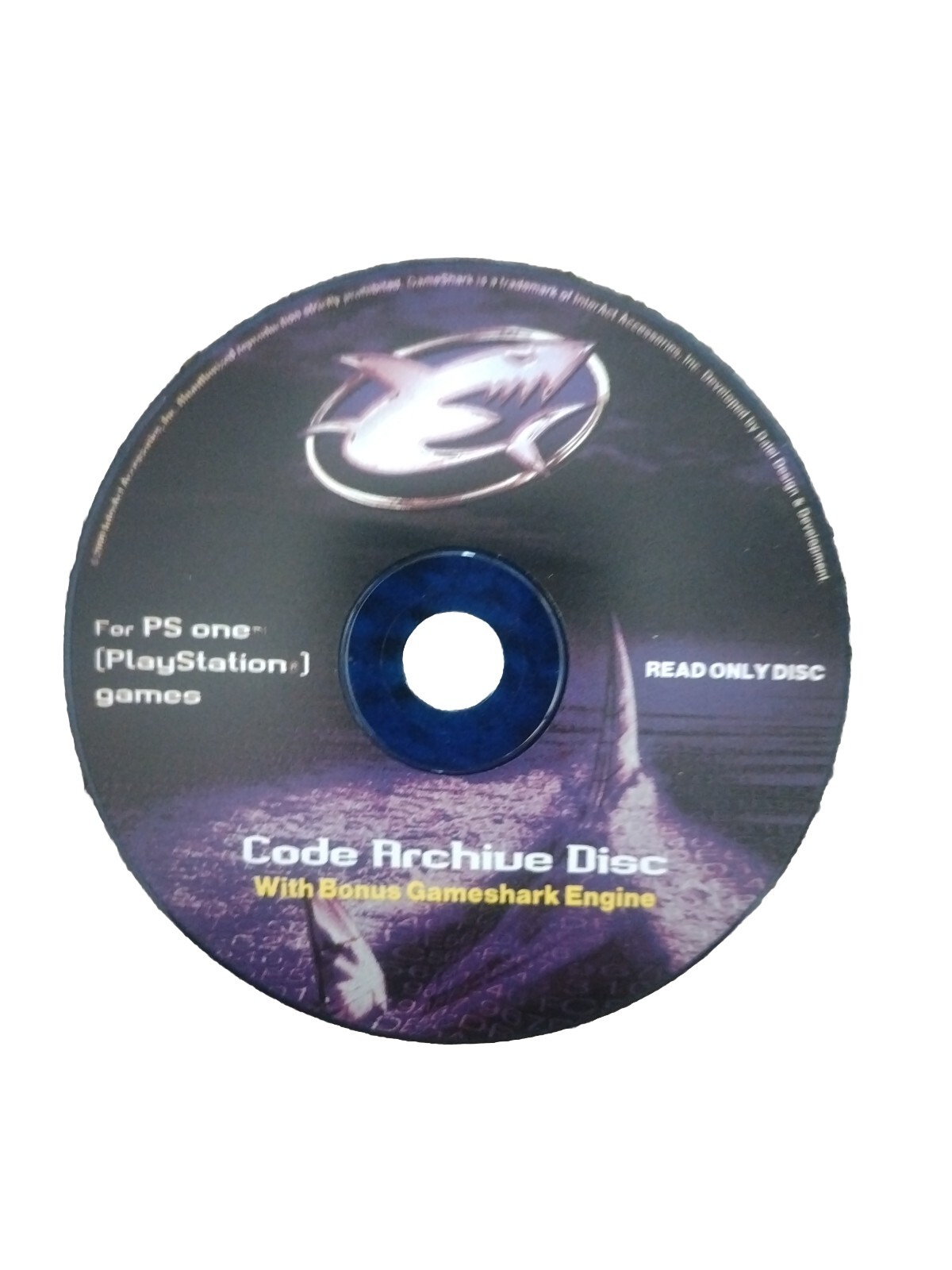 PS1 Playstation ONE Code Archive Disc with Bonus Gameshark Engine DISC ...