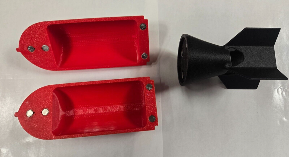 Fake Bomb / Ordinance For RC Airplane : For use with E-Flite Bomb Drop ...