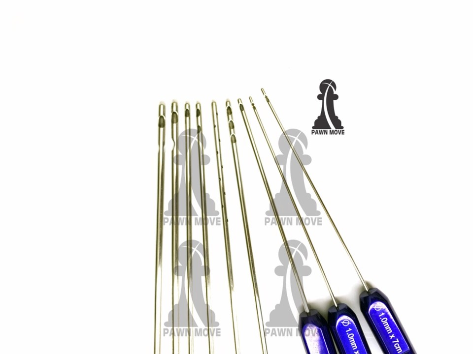 Set of 18 Pieces Liposuction Luer Lock Cannula Fat Transfer Plastic ...