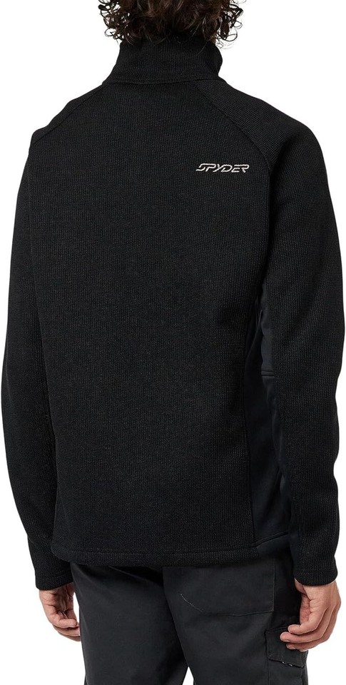 Spyder Men's Outbound Jacket 3/4 Zip Black Size Large | eBay