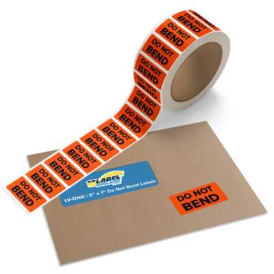 Labels - Do Not Bend Stickers