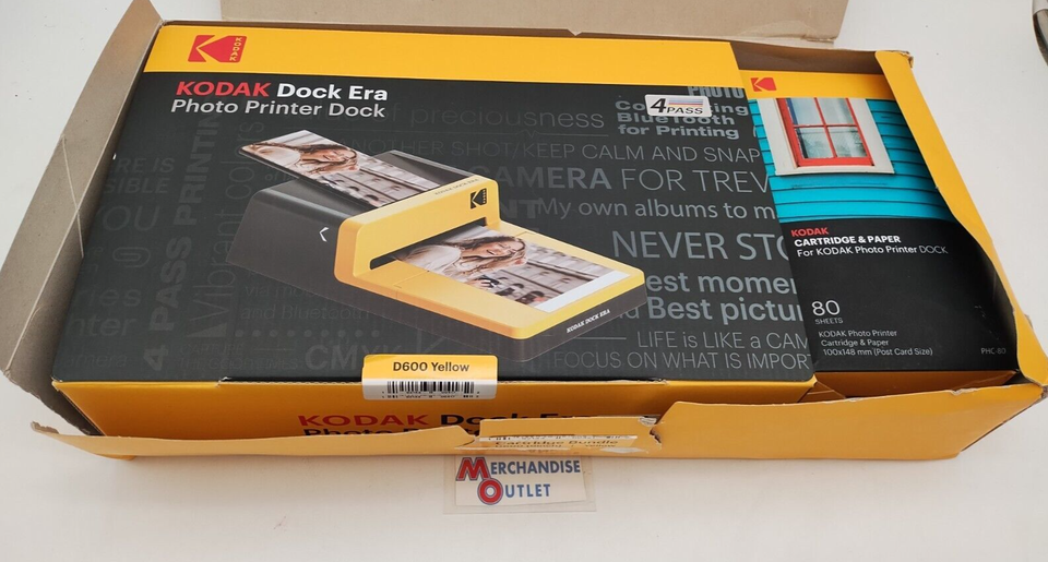 KODAK Dock ERA Plus 4PASS Instant Photo Printer (4x6) (Printer ...