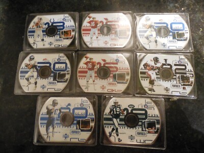 Vtg 1999 Lot of 8 Upper Deck PowerDeck CD-ROM Card Discs w/ MANNING ...