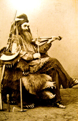 SETH KINMAN *2X3 FRIDGE MAGNET* MOUNTAIN MAN CHAIR MAKER FRONTIERSMAN ...