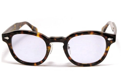 MOSCOT Women MP LEMTOSH Frame 46 24-145 Tortoise Purple-Lens Metal Pads ...