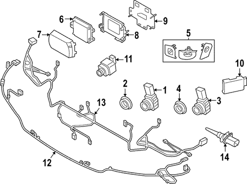 Genuine BMW 2022-2024 BMW i4 - Wire Harness 61-12-5-A3D-E08 | eBay